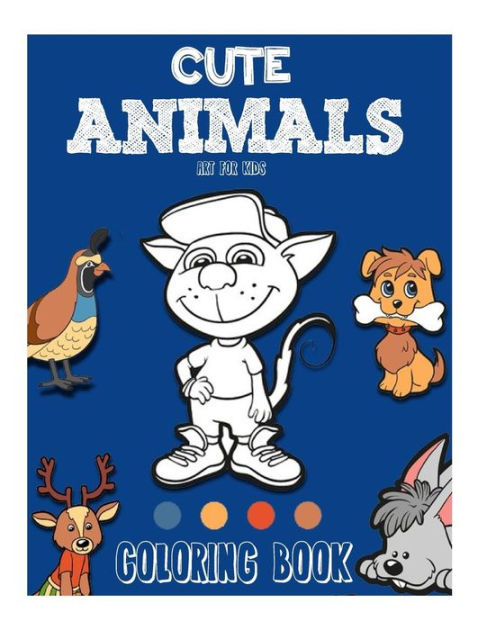 Cute Animals Coloring Book: vol. 1 by Tanakorn Suwannawat, Paperback ...