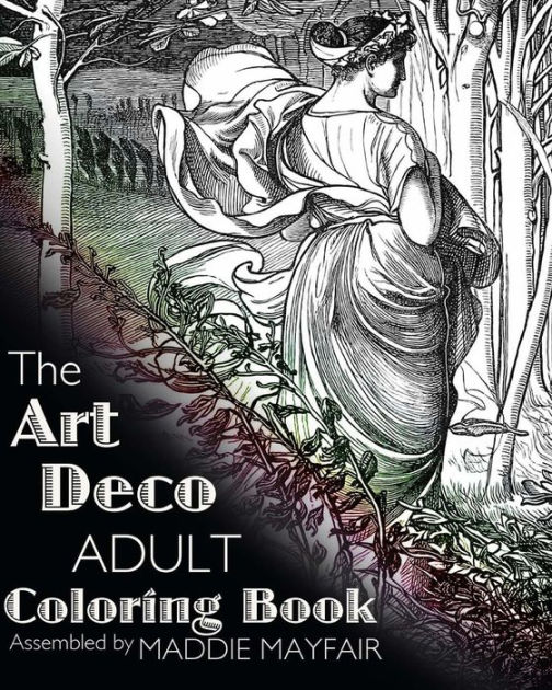 The Art Deco Adult Coloring Book By Art Deco Paperback Barnes And Noble®