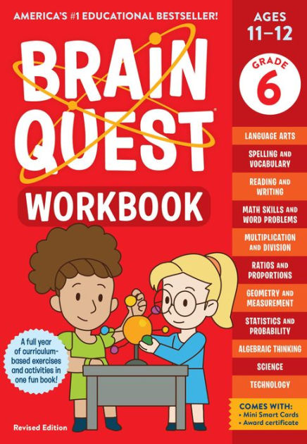 Brain Quest Workbook: 6th Grade Revised Edition by Workman Publishing, Paperback | Barnes & Noble®