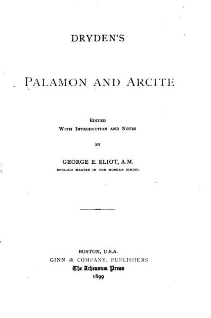 Palamon and Arcite by John Dryden, Paperback | Barnes & Noble®
