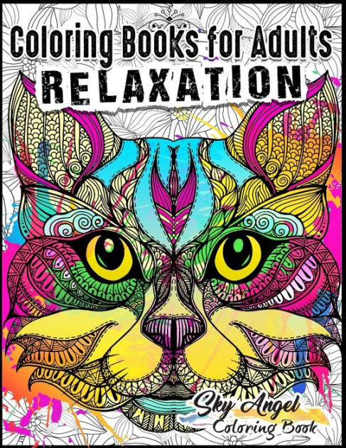 Coloring Books for Adults Relaxation: Cat Designs: Creative Cats ...