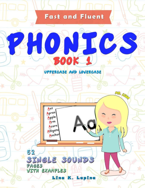 Phonics Flashcards (Single Sounds): 52 flash cards with examples by ...
