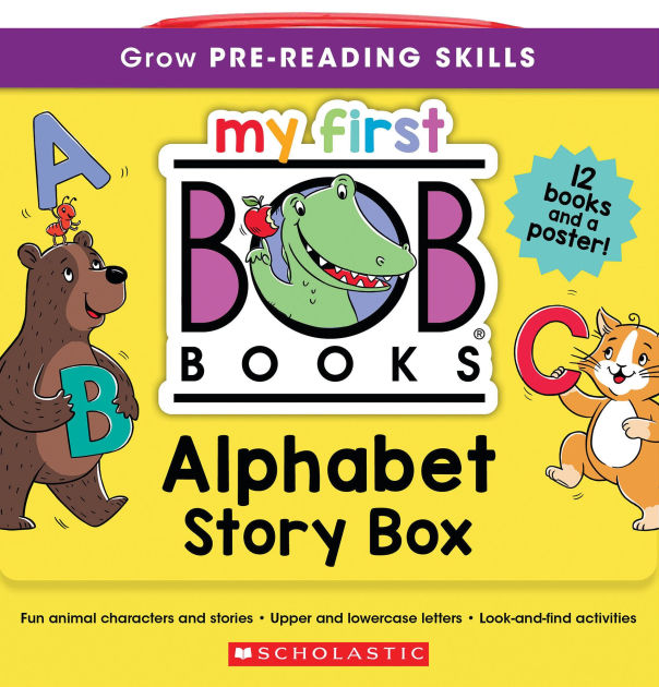 My First Bob Books - Alphabet Story Box Phonics, Letter sounds, Ages 3 ...