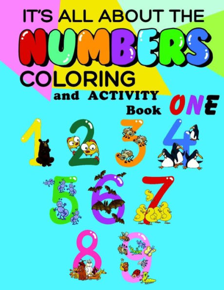 It's All About The Numbers Coloring And Activity Book - ONE by Jean ...