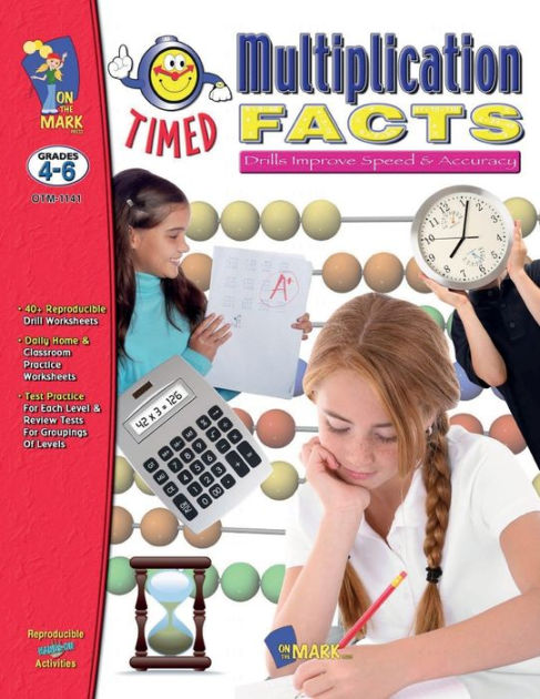 Timed Multiplication Drill Facts Grades 4-6 by Ruth Solski, Paperback ...