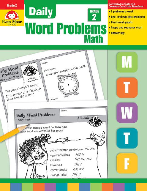 Daily Word Problems Math Grade 2 By Evan Moor Educational Publishers daily-word-problems-math-grade-2-by-evan-moor-educational-publishers