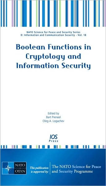 Boolean Functions In Cryptology And Information Security By O A 1007