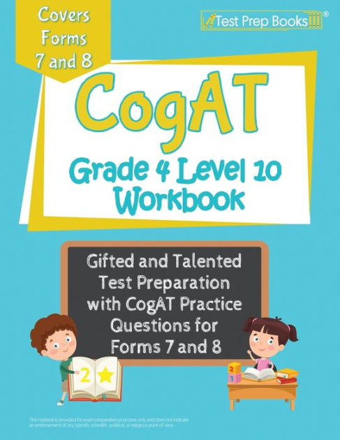 CogAT Grade 4 Level 10 Workbook: Gifted and Talented Test Preparation ...