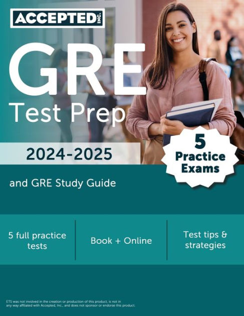 GRE Test Prep 2024-2025: 5 Practice Exams and GRE Study Guide Book by ...