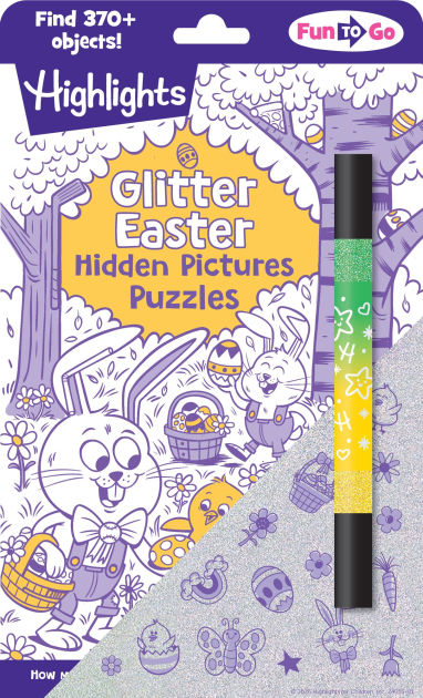 Glitter Easter Hidden Pictures Puzzles by Highlights, Paperback ...