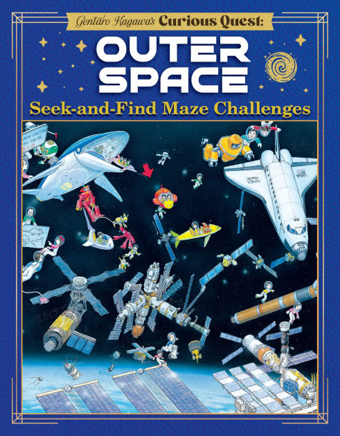 Outer Space Seek-and-Find Maze Challenge: 12 Absolutely Amazing Learn ...
