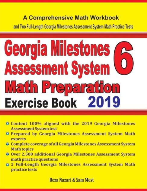 Georgia Milestones Assessment System 6 Math Preparation Exercise Book ...