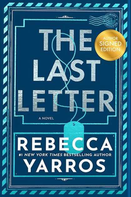 The Last Letter (Signed Deluxe Edition) by Rebecca Yarros, Hardcover ...