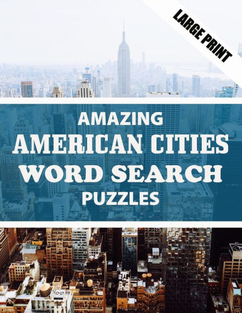 Amazing American Cities Word Search Puzzle: Have Fun and Discover ...