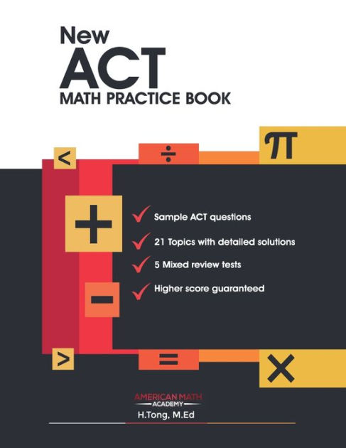 New ACT Math Practice Book by American Math Academy, Paperback | Barnes ...