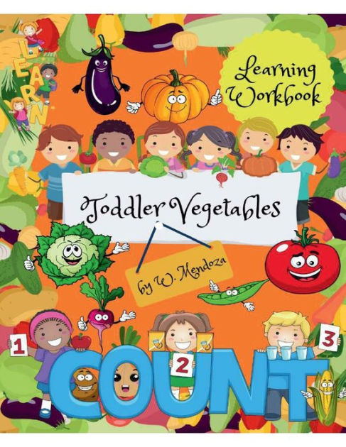 Toddler Vegetables Learning Workbook: Amazing Activity book for kids by ...