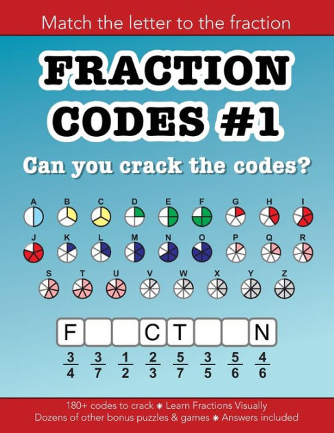 Fraction Codes puzzles for learning fractions the easy way: 180 ...