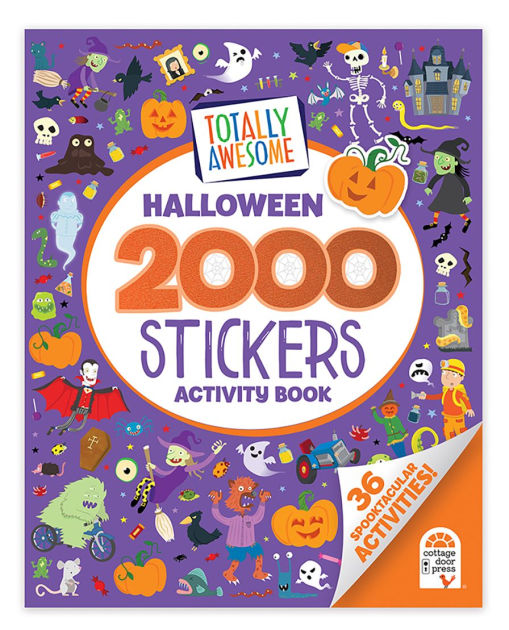 2000 Stickers Halloween Activity Book: 36 Spooktacular Activities! by ...