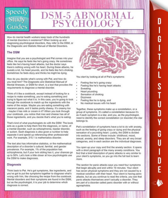 DSM-5 Abnormal Psychology (Speedy Study Guides) by Speedy Publishing ...