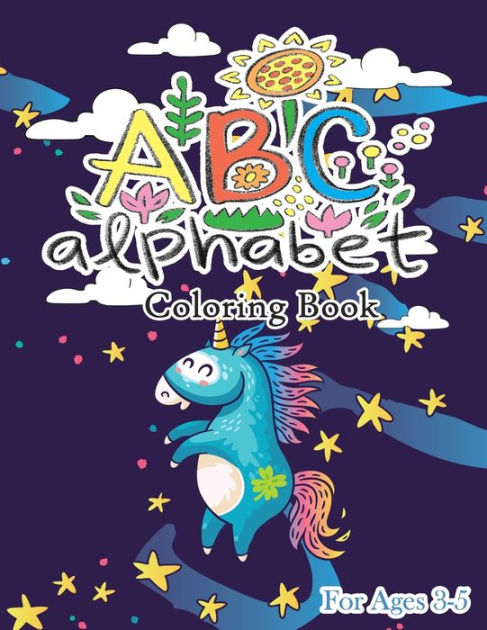 ABC Alphabet Coloring Book: ABC Animal Coloring Book for Toddlers and ...