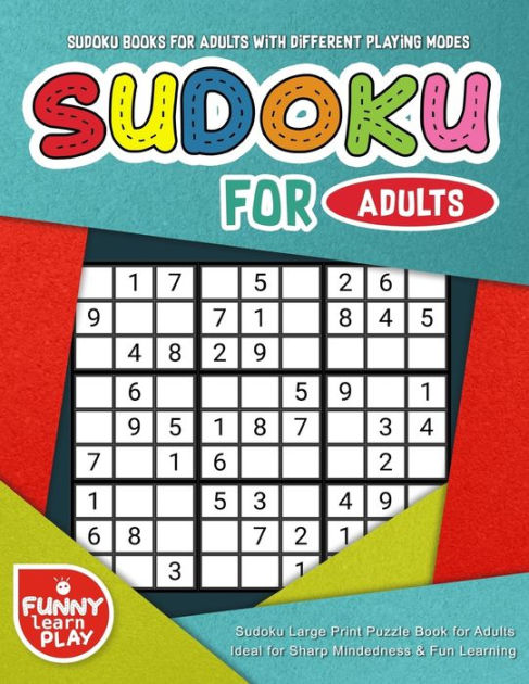 Sudoku Books for Adults with Different Playing Modes & Levels: Sudoku ...