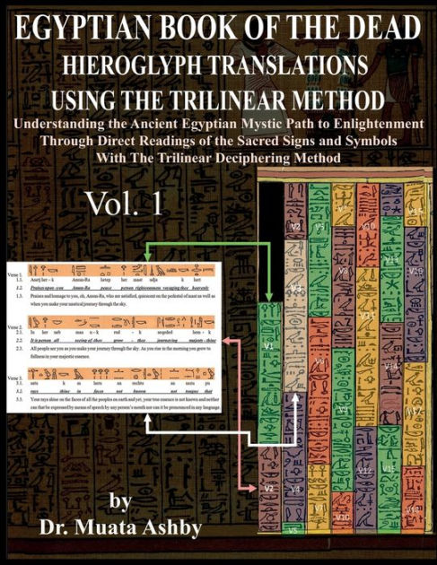 Egyptian Book Of The Dead Hieroglyph Translations Using The Trilinear Method Understanding The