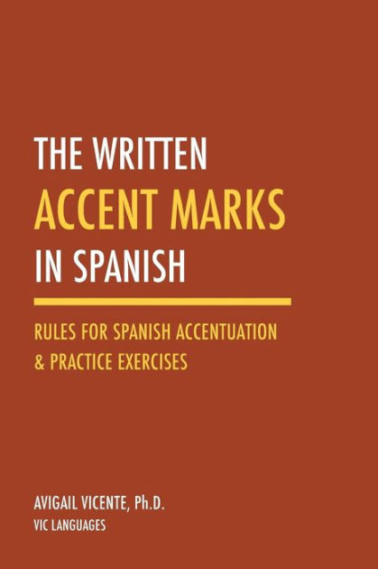 The Written Accent Marks in Spanish: Rules for Spanish Accentuation ...