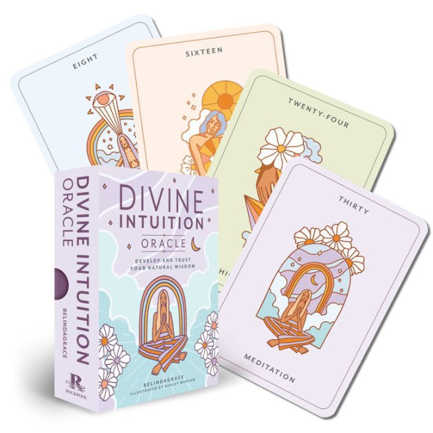 Divine Intuition Oracle Trust Your Inner Wisdom 36 Gilded Edge Full Color Cards And 128 Page