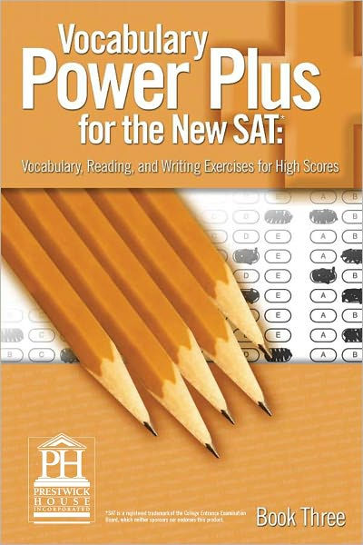 Vocabulary Power Plus for the New SAT - Book Three by Daniel A. Reed ...