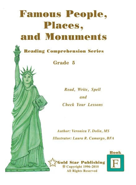 Famous People, Places and Monuments: Reading Comprehension Series Book ...
