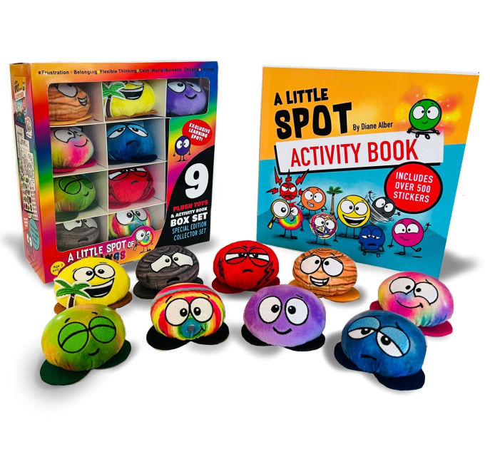 A Little SPOT of Feelings 9 Plush Toys with Activity Book Box Set by ...