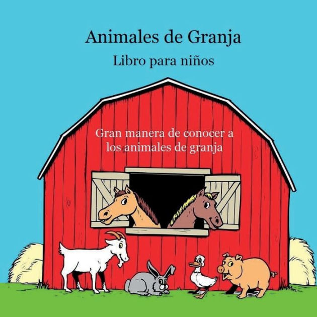 Libro infantil animado de animales de granja: Gran manera de conocer a ...