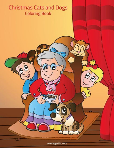 Christmas Cats and Dogs Coloring Book 1 by Nick Snels, Paperback ...