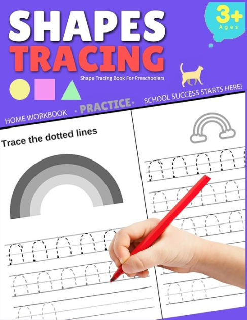 Shape Tracing Book For Preschoolers: Shape Tracing, Tracing Workbook ...