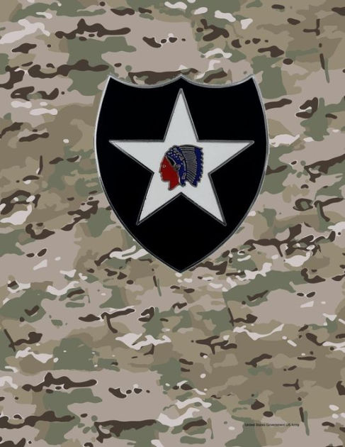 2nd Infantry Division 2ID 8.5" x 11" 200 page lined notebook leaderbook in US Army Objective ...