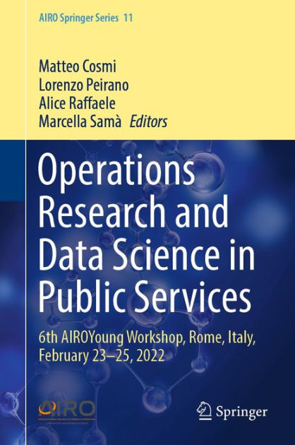 Operations Research and Data Science in Public Services: 6th AIROYoung Workshop, Rome, Italy ...