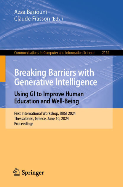 Breaking Barriers with Generative Intelligence. Using GI to Improve Human Education and Well ...