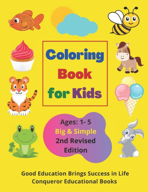 Coloring Book for Kids Ages 1-5: 60 Pages of Activity & Coloring Book ...