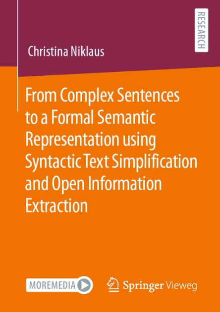 From Complex Sentences To A Formal Semantic Representation Using Syntactic Text Simplification