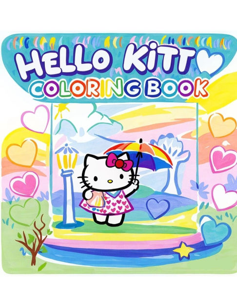 Hello kitty Coloring Book: Discover 40+ unique, beautiful coloring ...