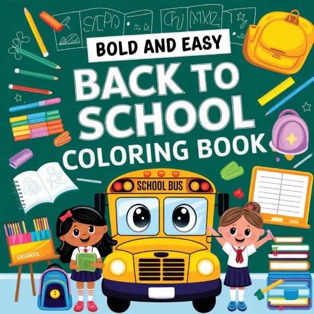 Back to School Coloring Book for Kids (Ages 4-8): Coloring Books for ...
