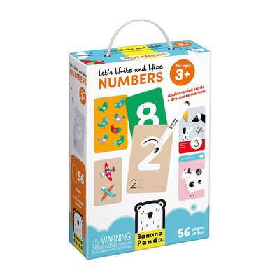 Let's Write & Wipe Numbers: Flsh Card /Dry Erase Marker by Banana Panda ...