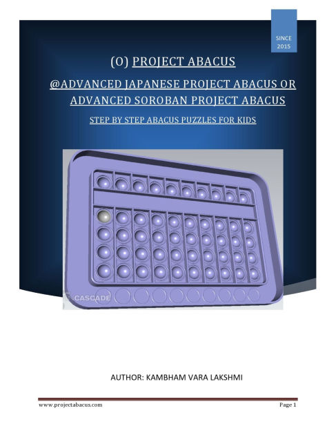 Advanced Japanese Project Abacus (or) Advanced Soroban Project Abacus: Advanced Japanese Project ...