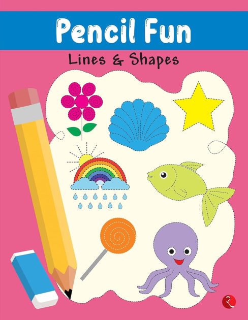 PENCIL FUN: Lines and Shapes Book of Pencil Control, Practice Pattern ...