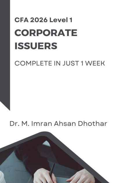 Corporate Finance for CFA level 1 by M Imran Ahsan, Paperback | Barnes & Noble®