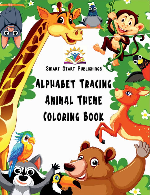 Alphabet Tracing Animal Theme Coloring Book by Benita Chears, Paperback ...