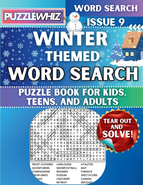 Winter - Themed Word Search - Fun & Educational Puzzles for Kids, Teens ...