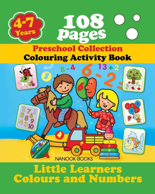 Little Learners - Colours and Numbers: Coloring and Activity Book with ...