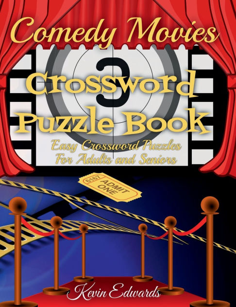 Comedy Movies Crossword Puzzle Book: Easy Crossword Puzzles For Adults ...