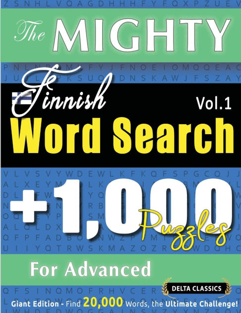 The Mighty Finnish Word Search - 1,000 Puzzles for Advanced - Delta ...